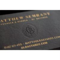 China Custom Gold Foil Greeting Cards & Business Cards with Embossed Hard Paper - 500pcs MOQ, 5-7 Day Delivery for sale