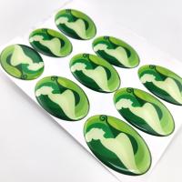 China Custom 3D Dome Resin Epoxy Stickers with 3M Adhesive - 500pcs Minimum Order, 5-7 Day Production for sale
