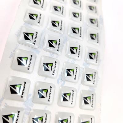 China Custom 3D Resin Crystal Dome Epoxy Stickers with 3M Adhesive - 500pcs MOQ, Custom Sizes & Shapes for sale