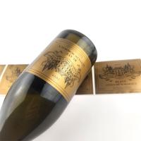 China Custom Gold Foil Wine Labels with 500pcs MOQ | Waterproof Self-Adhesive Stickers for Bottle Packaging for sale