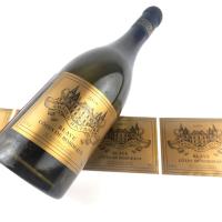 China Custom Gold Foil Wine Labels with 500pcs MOQ | Waterproof Self-Adhesive Stickers for Bottle Packaging for sale