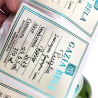China Custom Wine Label Premium Texture Paper Wine Bottle Packaging Labels UV Printing Foil Stamping Wine Bottles Labels for sale