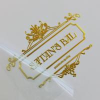 China Custom 3D Electroplated Metal Labels - Gold Nickel Embossed Stickers with 500pcs MOQ and 5-7 Day Delivery for sale