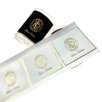 China Custom Velvet Sticker Labels with Gold Foil Embossing - 500pcs MOQ, 5-7 Day Delivery for Wine & Perfume Bottles for sale