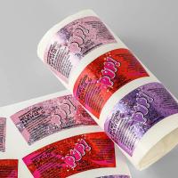 China Custom Embossed Hologram Logo Design Gold Stamping Vinyl Sticker 50ml Fragrance Candle & Perfume Bottle Label for sale