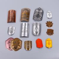 China Custom Metal 3D Gold Stickers with Laser Engraving - Waterproof Labels in 500pcs MOQ with Pantone Color Options for sale