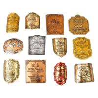 China Waterproof 3D Metal Wine Labels - Custom Laser Engraved with 500pcs MOQ and 5-7 Day Production for sale