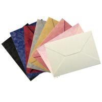 China Luxury Small Wedding Invitation Thank You Gift Kraft Cardboard Custom Logo Packaging Paper Envelope For Card for sale