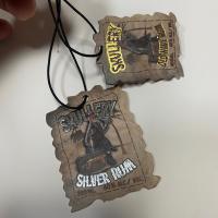 China Printing Name Logo Paper Garment Hangtag Labels Clothing Hang Tags With String for sale