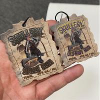 China Printing Name Logo Paper Garment Hangtag Labels Clothing Hang Tags With String for sale