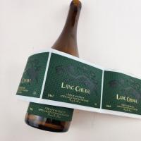 China Custom PU Leather Wine Labels with 3D Embossing - Waterproof & Tear-Resistant - 500pcs MOQ - Gold/Silver Foil Options for sale