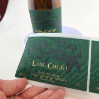 China Custom PU Leather Wine Labels with 3D Embossing - Waterproof & Tear-Resistant - 500pcs MOQ - Gold/Silver Foil Options for sale