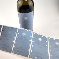 China Custom Leather Wine Labels 500pcs Minimum Order Waterproof Embossed Stickers for Bottles 5-7 Day Production for sale