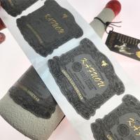 China Orange PU Leather Custom Wine Labels - Waterproof 500 MOQ with 5-7 Day Production Time for sale