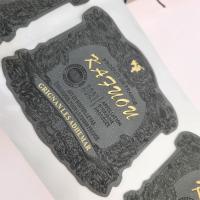 China Orange PU Leather Custom Wine Labels - Waterproof 500 MOQ with 5-7 Day Production Time for sale
