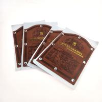 China Custom PU Leather Wine Bottle Labels with Gold/Silver Foil Stamping - 500pcs MOQ, 5-7 Day Production for sale