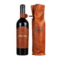 China Custom PU Leather Wine Labels with Gold Foil Embossing - Waterproof 500pcs Minimum Order 5-7 Day Production for sale