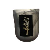China Custom Gold Foil Sticker Labels with Embossing - 500pcs MOQ, 5-7 Day Production for Perfume & Candle Packaging for sale