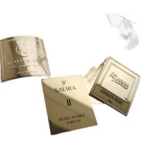 China Printed Waterproof Metal Sticker Adhesive Vinyl Pvc Candle Labels Sticker for sale