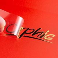 China 3d Embossed Metal Transfer Sticker Uv Transfer Sticker Label Waterproof Transfer Stickers for sale