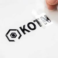 China UV Metal Transfer Label 3d Metal Gloss Waterproof Sticker Transparent Bronzing Sticker for sale
