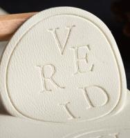 China Custom Leather Labels Perfume Private Candle Label Tag for Bottles for sale