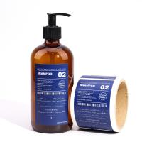 China Custom Waterproof Labels for Beauty Products - 500pcs MOQ with 5-7 Day Delivery for Shampoo & Detergent Packaging for sale