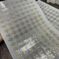 China New Trend Embossed Sticker Matte Black Embossed Sticker Labels for Candle Perfume for sale
