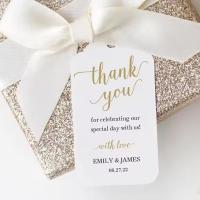 China Luxury Hangtag Labels Embossed Matte Finish Hot Stamping Business Card Tags for sale
