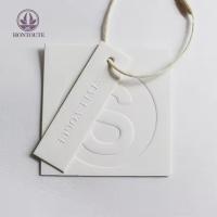 China Custom Clothing Tag Card for Men's & Women's Collar Hanging Label for sale