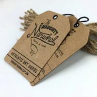 China Card Tag Barcode Swing Ticket Paper hang Tag Clothing Label Clothing Tags for sale