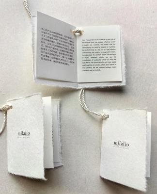 China Luxury Custom Logo Clothing Green Card Clothes Label Special Paper Hang Tags for sale
