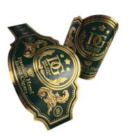 China High Quality Custom Cigar Ring Label Sticker Waterproof  OEM Vinyl UV Printed Cigar Ring Private Branding Cigar Label Sticker for sale
