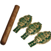 China High Quality Custom Cigar Ring Label Sticker Waterproof  OEM Vinyl UV Printed Cigar Ring Private Branding Cigar Label Sticker for sale