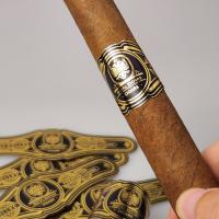 China 2025 Hot Sale Waterproof High Quality Custom Cigar Label Gold Foil Printing with Private Logo & Brands Embossed Printing Quick Sticker for sale