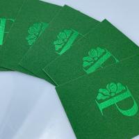 China Custom Velvet Business Cards 500pcs Minimum - Waterproof Eco-Friendly with Gold Foil Stamping & Embossing for sale