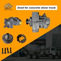 China 12 CBM Concrete Mixer Truck Rexroth Pump Rebuild Kit A4VTG90 Motor Gearbox for sale
