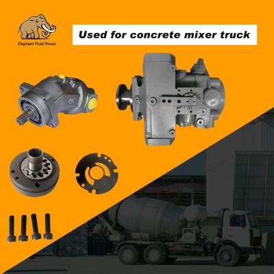 China 12 CBM Concrete Mixer Truck Rexroth Pump Rebuild Kit A4VTG90 Motor Gearbox for sale
