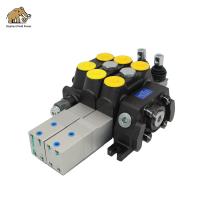 China Dcv100-2-Q Sectional Cast Hydraulic Directional Control Valve 2 Spool for sale