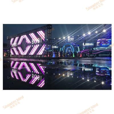 China Full Color Waterproof Outdoor Rental Transparent LED Mesh Display P10.41 for sale