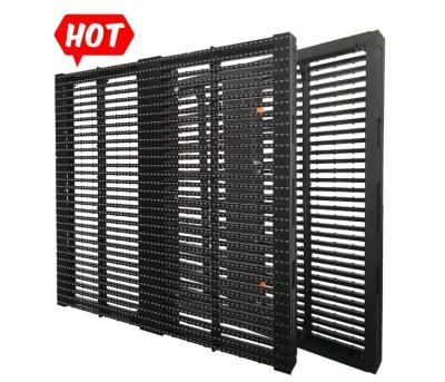 China High Brightness Energy Saving Screen , P15.625 Outdoor Curtain Led Mesh Display for sale