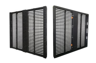China 1000*1000*80mm Cabinet Size Outdoor Grille Screen with Module Resolution 48*12 for sale