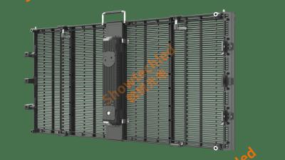 China Outdoor transparent screen rental screen T-pro series P3.91-7.81 die-cast aluminum box brightness 5000cd/m² for sale