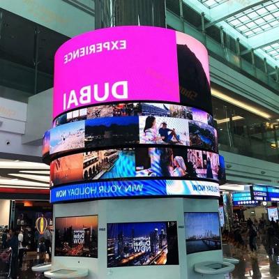 China 15kg Flexible Creative LED Display Flexible LED Panel Video Screen High Refresh Screen for sale