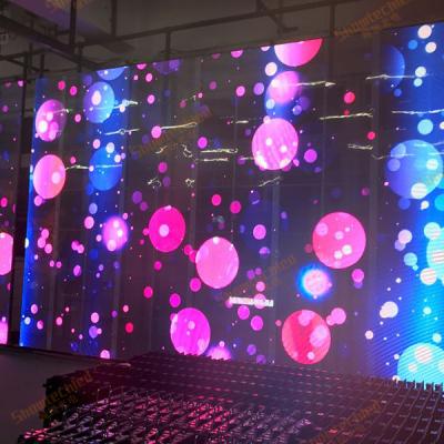 China Showtechled High Brightness Waterproof Full Color LED Screen Video Wall Mesh for sale