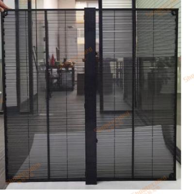 China 1920Hz 600 W/M2 Transparent LED Display Screen 1200cd/M2 Mesh LED Display for sale