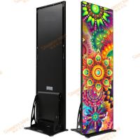 China P2.5 Indoor Advertising Display , Mirror Panel LED Poster Screen Wifi Movable for sale