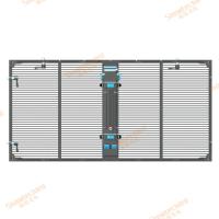 China Module LED P10 Smd Full Color Outdoor Transparent LED Screen High Refresh Rate for sale