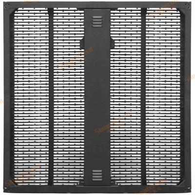 China SMD2727 P15.6mm LED Video Curtain Screen Transparent Transparent LED Mesh For Building for sale