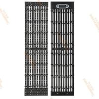 China P7.81x15.6mm Facade LED Screen 5500cd/Sqm Curved Mesh Large Outdoor LED Display for sale